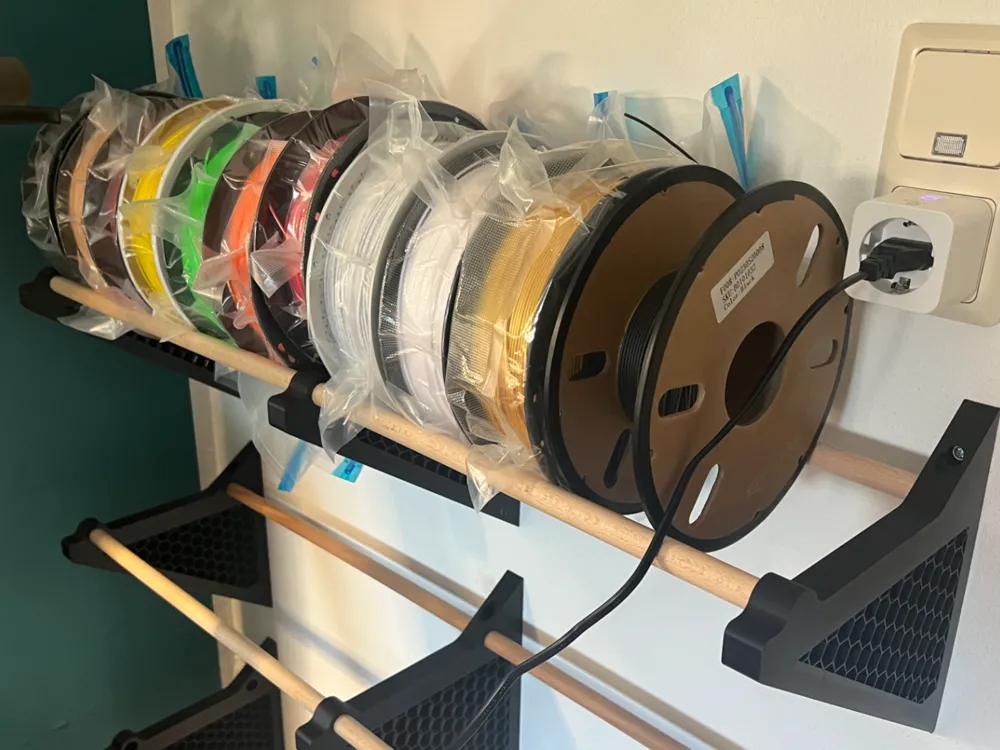 Wall mounted filament shelf / spool shelf / Regal Remixed by ...