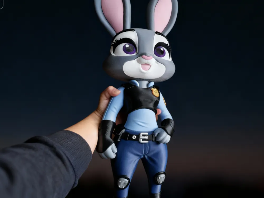 Zootopia Judy Nick Gary Snake Fully Segmented Trendy Collectible Figure ...