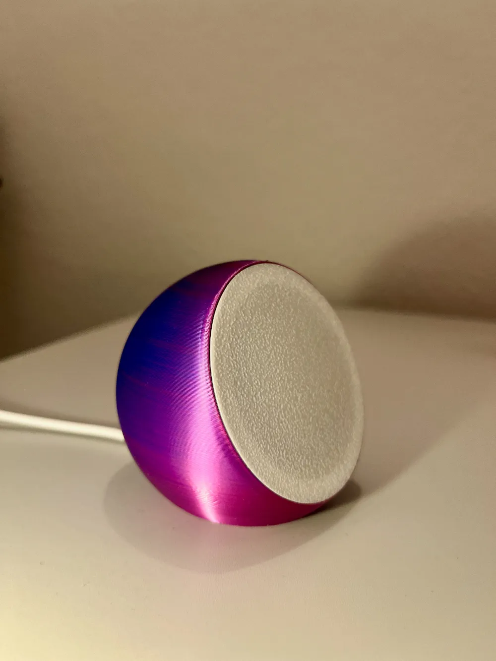 Retro Desk Orb Lamp (LED Lamp Kit 001) - Free 3D Print Model - MakerWorld