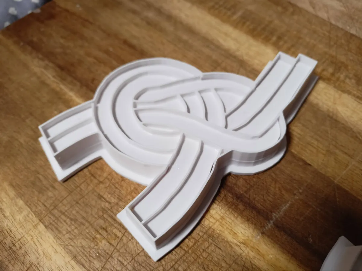 Cookie Cutter & Stamp - Double Bowline Knot - Free 3D Print Model ...