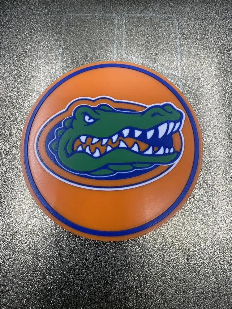 FLORIDA GATOR COASTER - Free 3D Print Model - MakerWorld