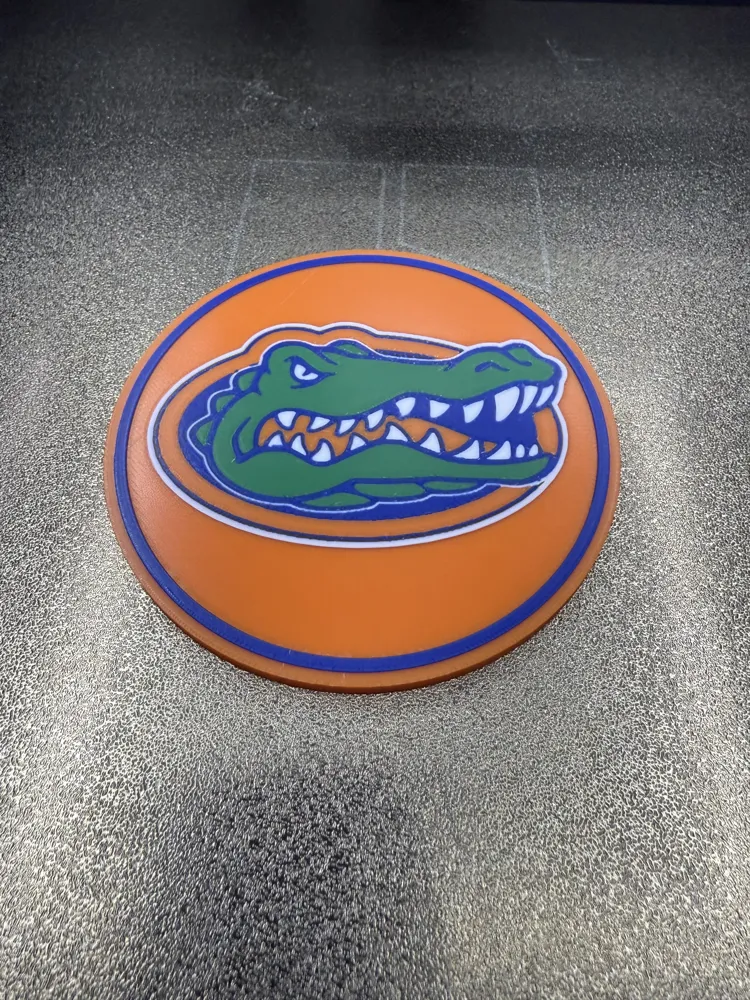 FLORIDA GATOR COASTER - Free 3D Print Model - MakerWorld