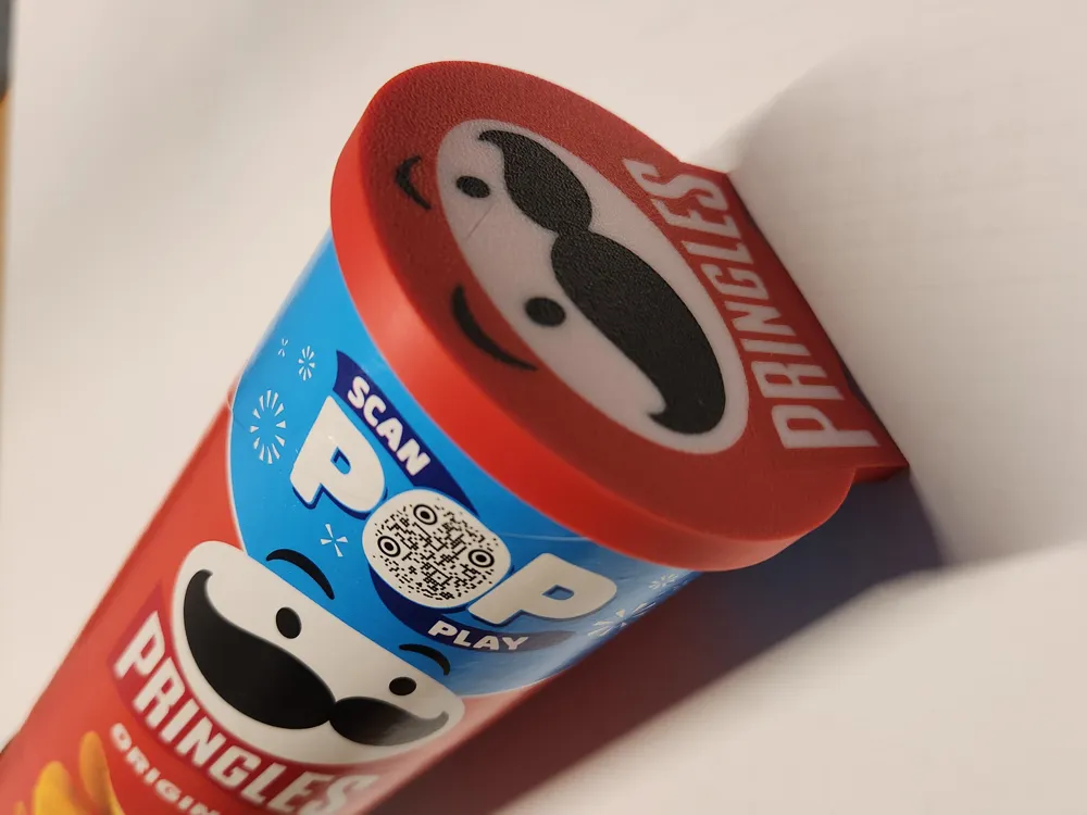 Pringles Tray and lid - with new logo - Free 3D Print Model - MakerWorld