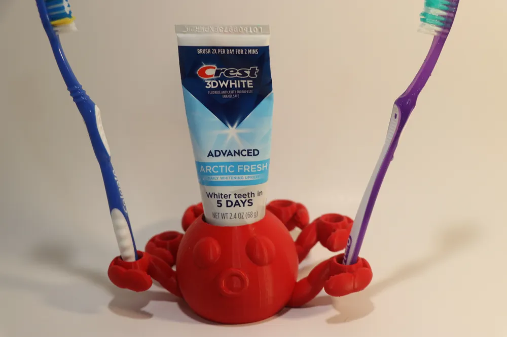 Octopus Toothbrush Holder by Gery MakerWorld: Download Free 3D Models