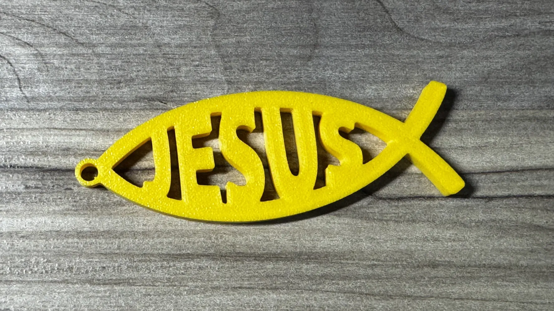 Jesus Fish Keychain - Free 3D Print Model - MakerWorld