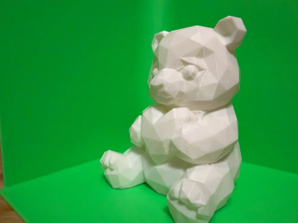 Panda Low Poly - Modelo de impresión 3D gratuito - MakerWorld