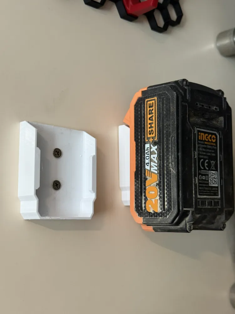 Ingco Battery Wall Mount Holder by zhiyao.chan MakerWorld: Download ...