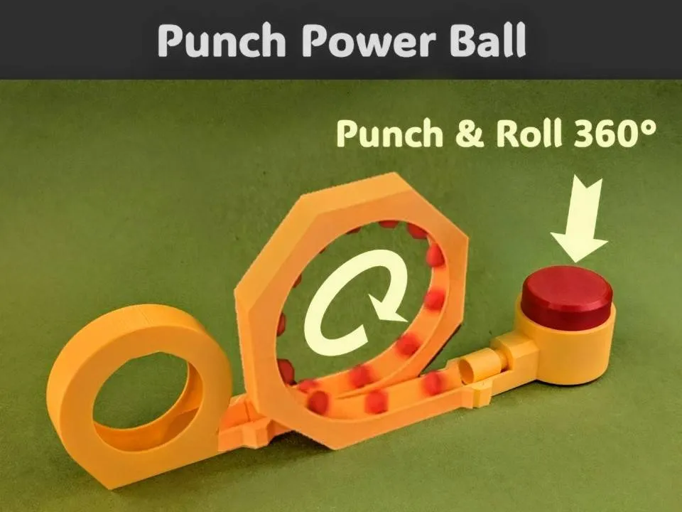 Punch Power Ball - Roll over 360° by Patopato_Design MakerWorld ...