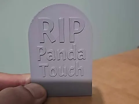 Panda Touch Tombstone + Printable Base by Pepe Le Spooder👨‍🚒🚒 - MakerWorld