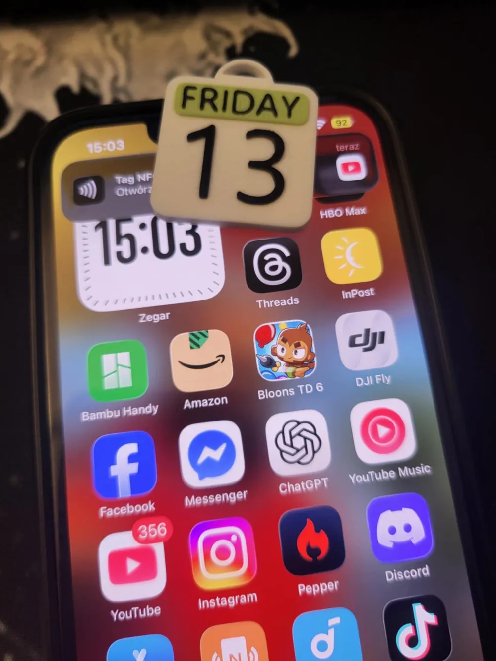 NFC TAG - Friday 13 - Free 3D Print Model - MakerWorld