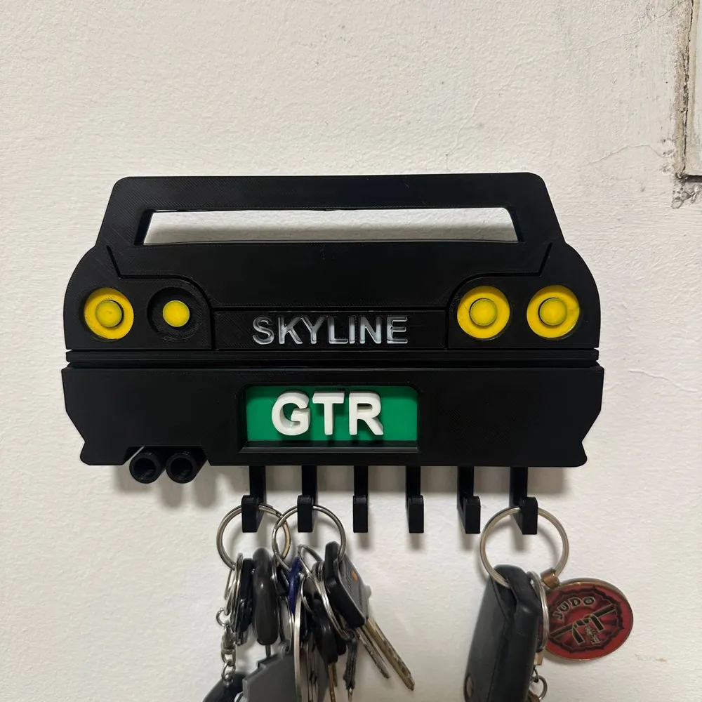 Key Hanger Nissan Skyline R34 GTR | Mini Compatible - Free 3D Print ...