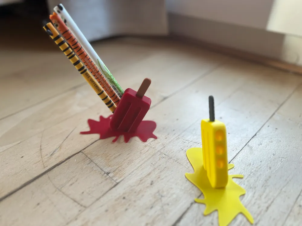 Support de crayon Legami Melting Popsicle Ice Cream - Modèle d ...
