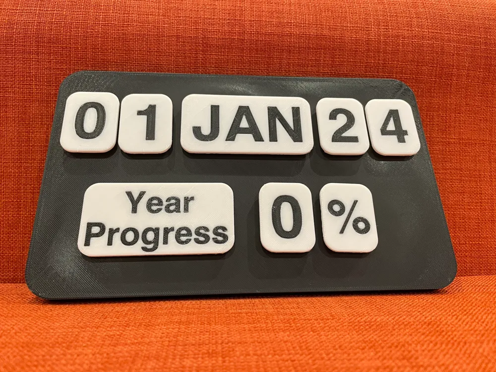Infinite Calendar: minimal with magnets - parametric by Andrianopolino ...