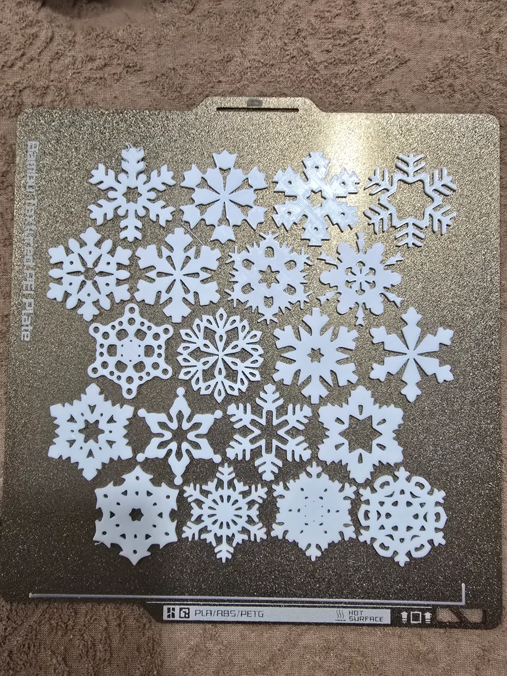 20each Modern Christmas snowflakes for the tree n1 by 3Devil - MakerWorld