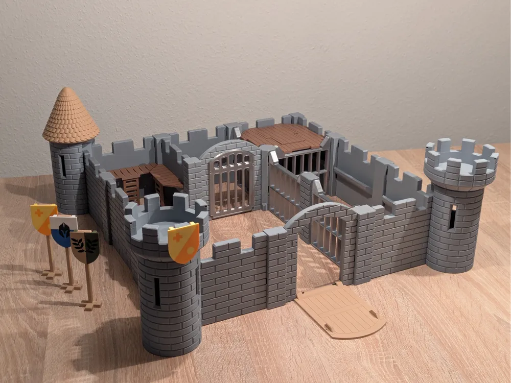 Medieval castle, Expansion Set "Dungeon" by GINMA - MakerWorld