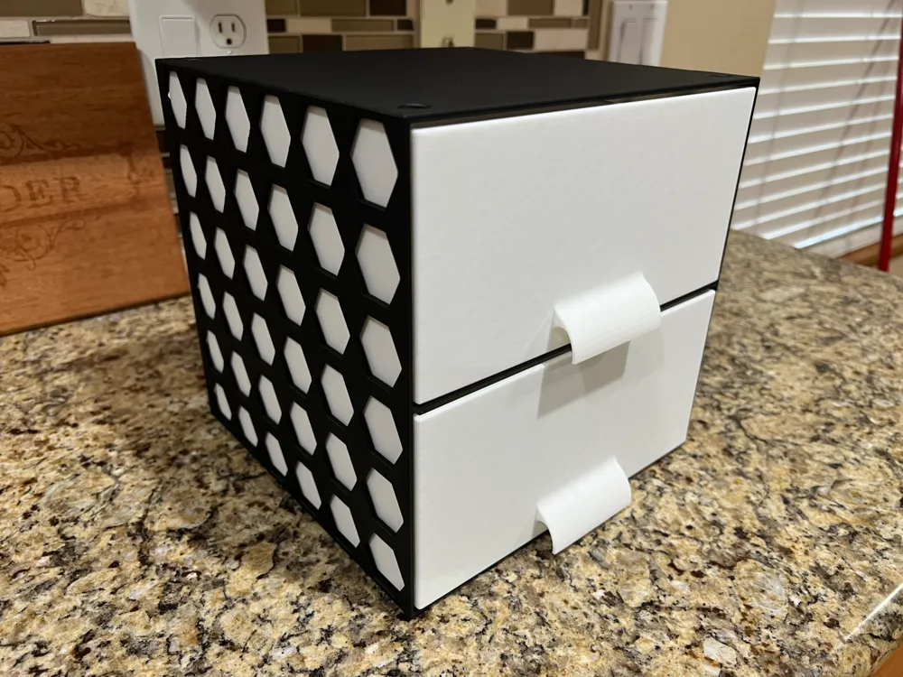 Modular 2 Drawer Storage Cube by MKCAMC - MakerWorld