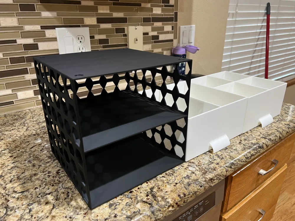 Modular 2 Drawer Storage Cube by MKCAMC - MakerWorld