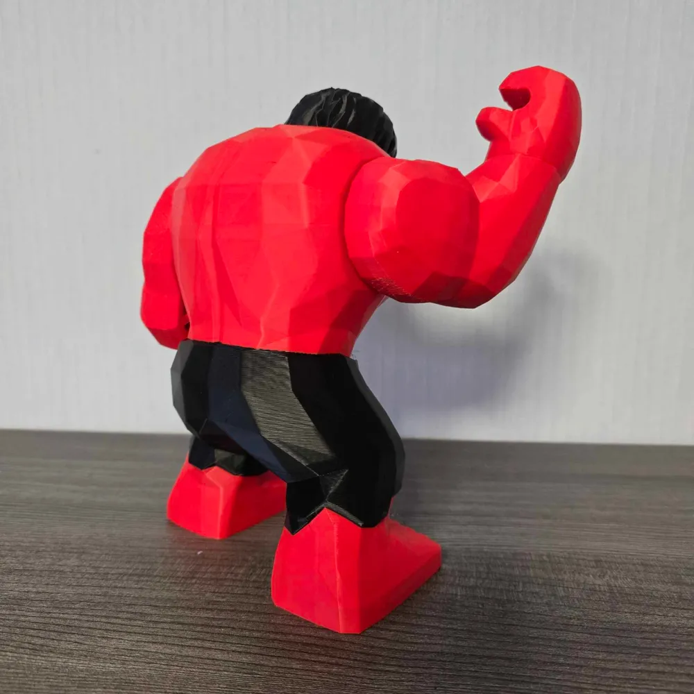 Big Mega Brick * Red Hulk * ~22 cm by cBoLsmUiEc - MakerWorld
