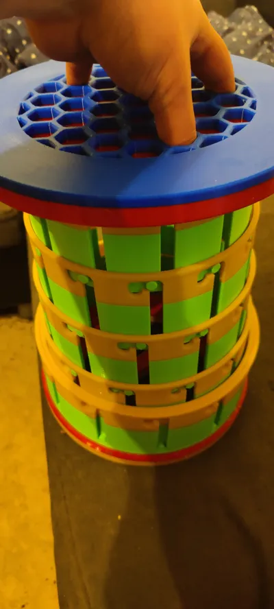 Heavy-Duty Collapsible Stool – Print-in-Place 40cm - Free 3D Print ...
