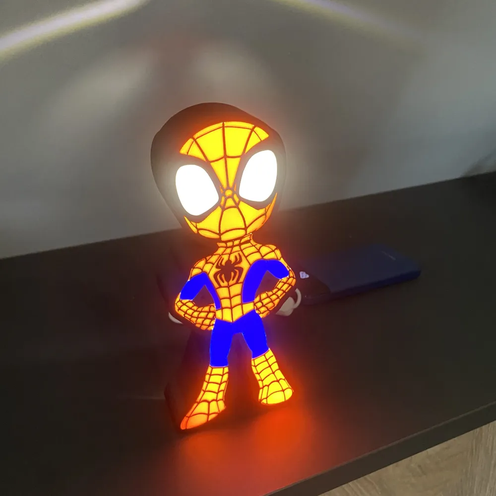 Spidy Spiderman Lightbox by SandhuPrint MakerWorld: Download Free 3D Models
