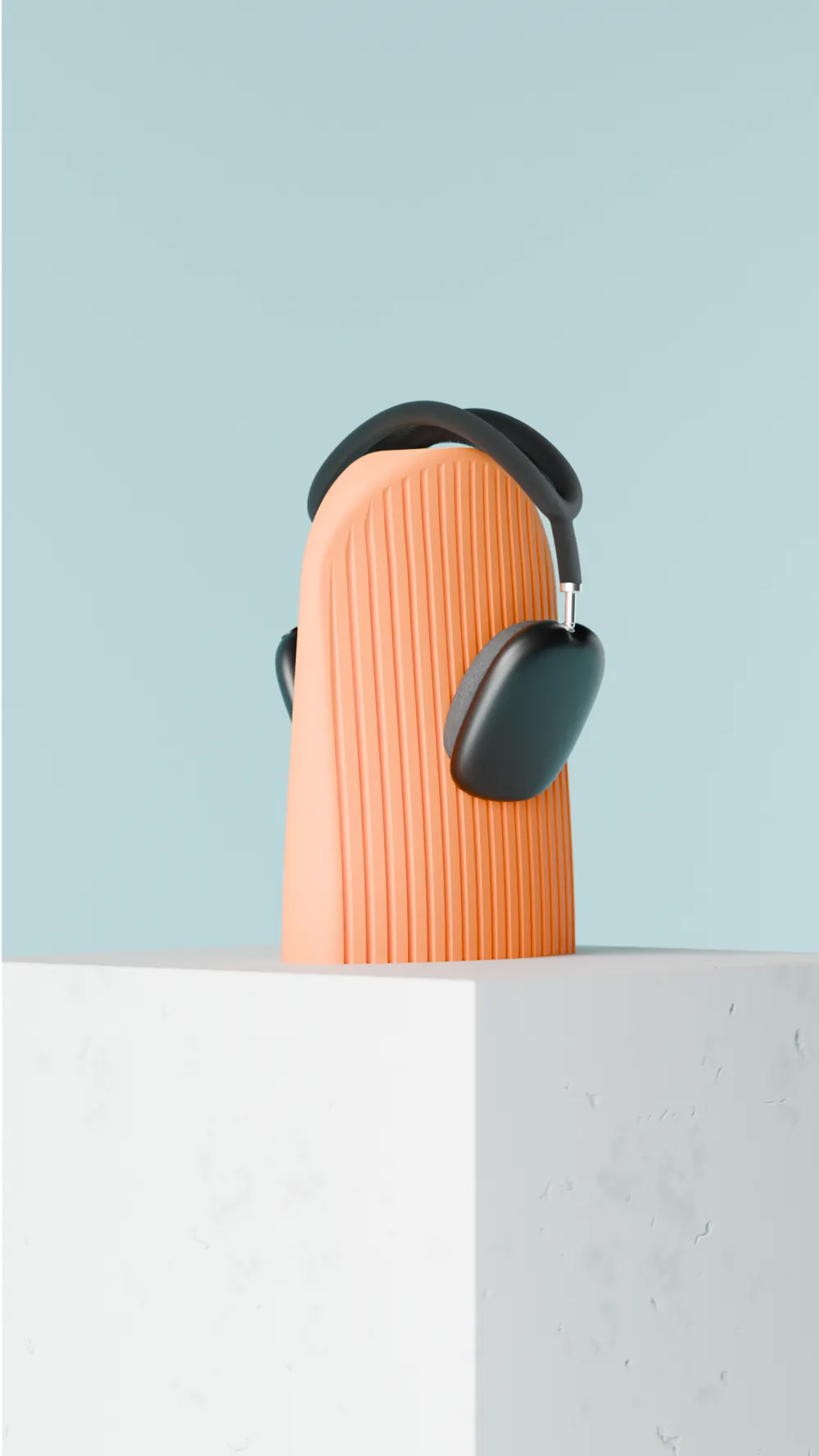 Headphone Stand. Modern Minimalist Over Ear Rest by Abstractia ...