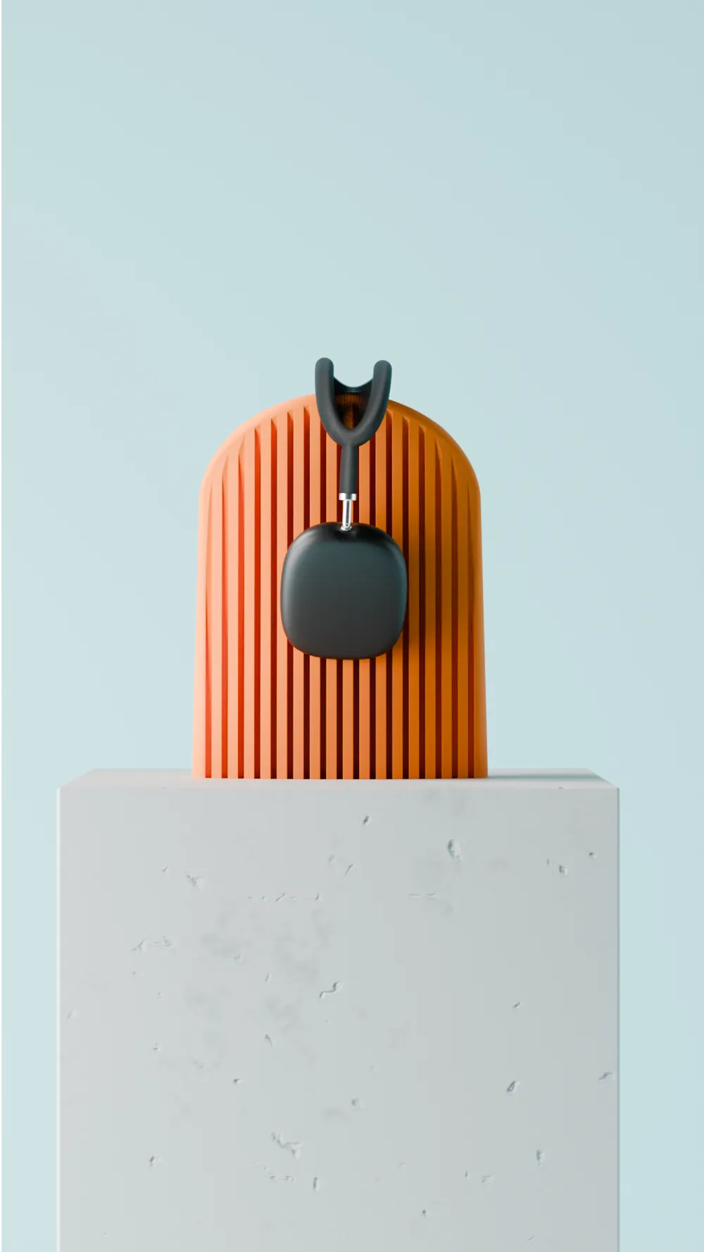 Headphone Stand. Modern Minimalist Over Ear Rest by Abstractia ...