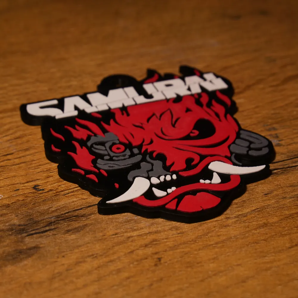 Samurai keychain - Cyberpunk 2077 Remixed by KorezGuitars - MakerWorld