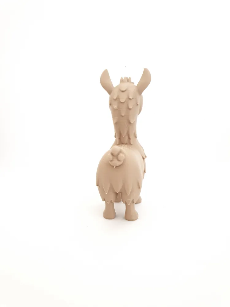 Stylized Llama - Free 3D Print Model - MakerWorld