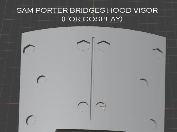 SAM BRIDGES HOOD'S VISOR - Free 3D Print Model - MakerWorld