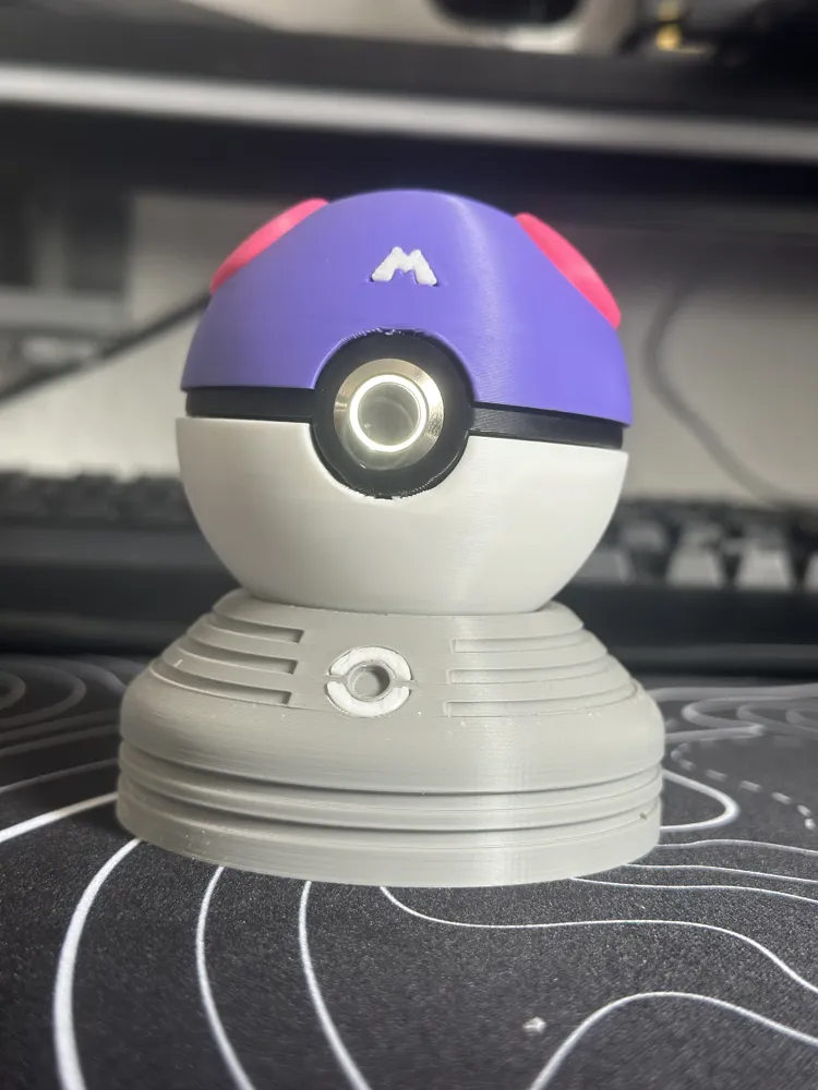 Pokemon Light Up Master Ball - Cosplay Prop - Free 3D Print Model ...