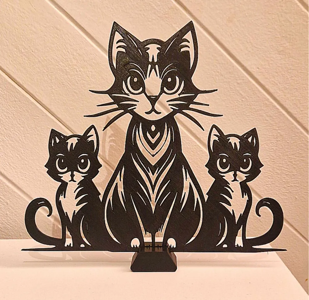 Simple Display Stand for Wall Art & Silhouettes by SA3D Designs ...