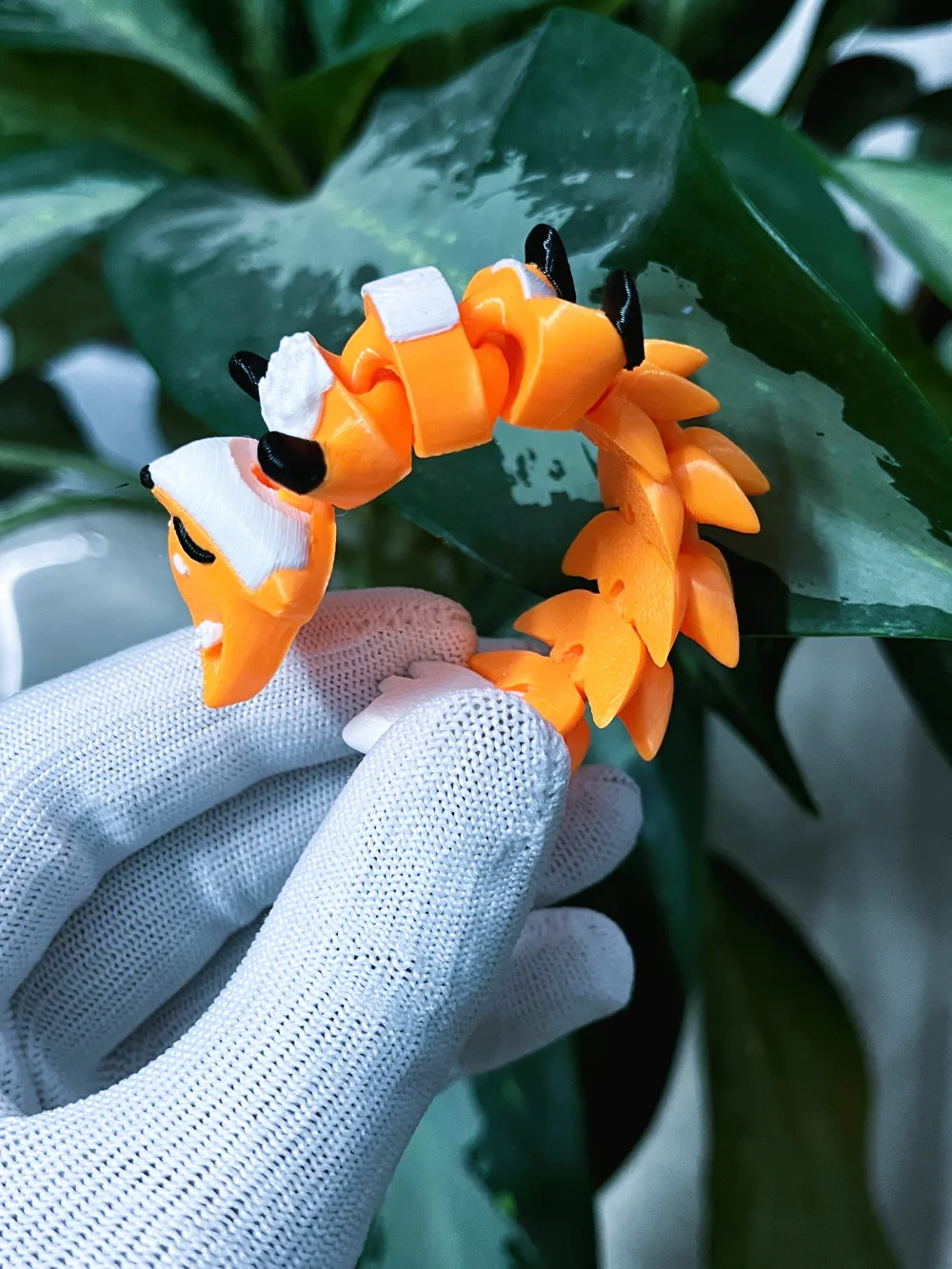 Fluffy Tail Cute Flexi Fox with - Toy / Keychain - Free 3D Print Model ...