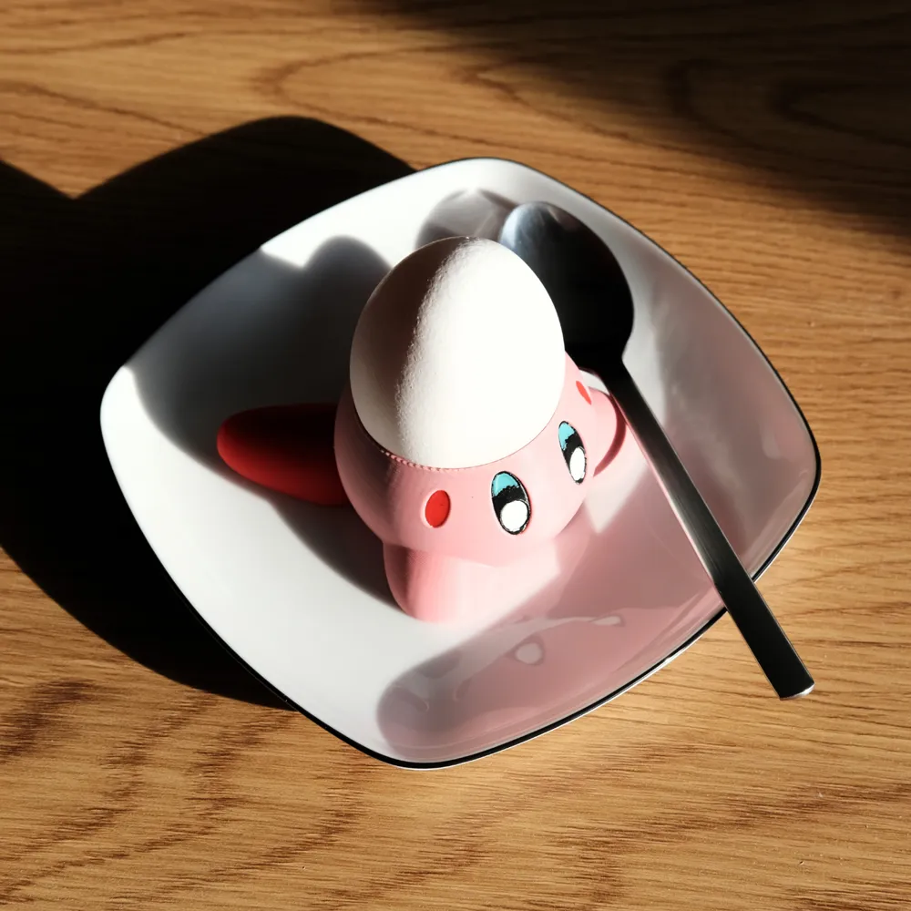 Kirby Egg Cups "Kirby's Yolk Haven" by Sakul - MakerWorld