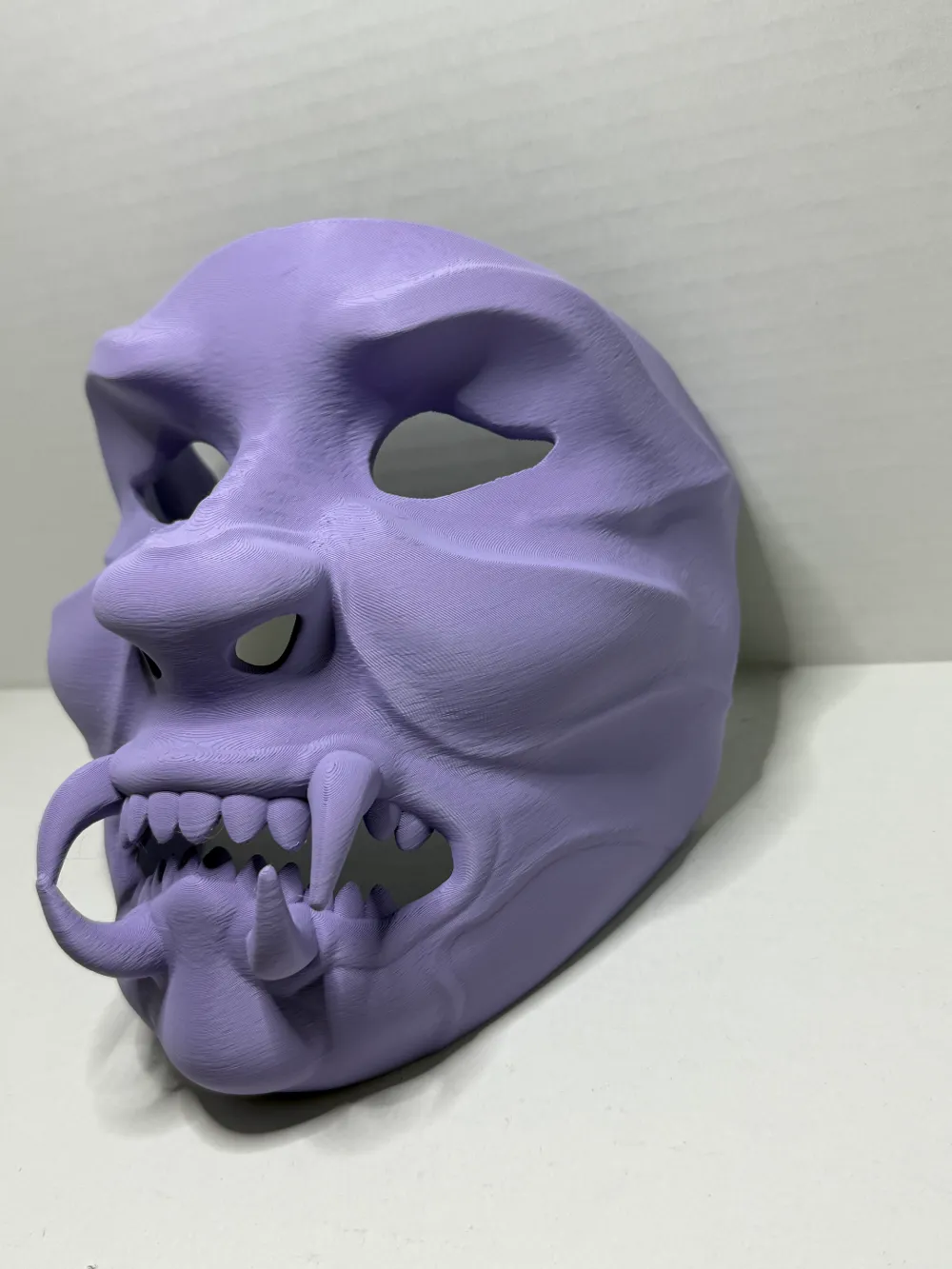Oni style mask with tusks by Relicsempire - MakerWorld