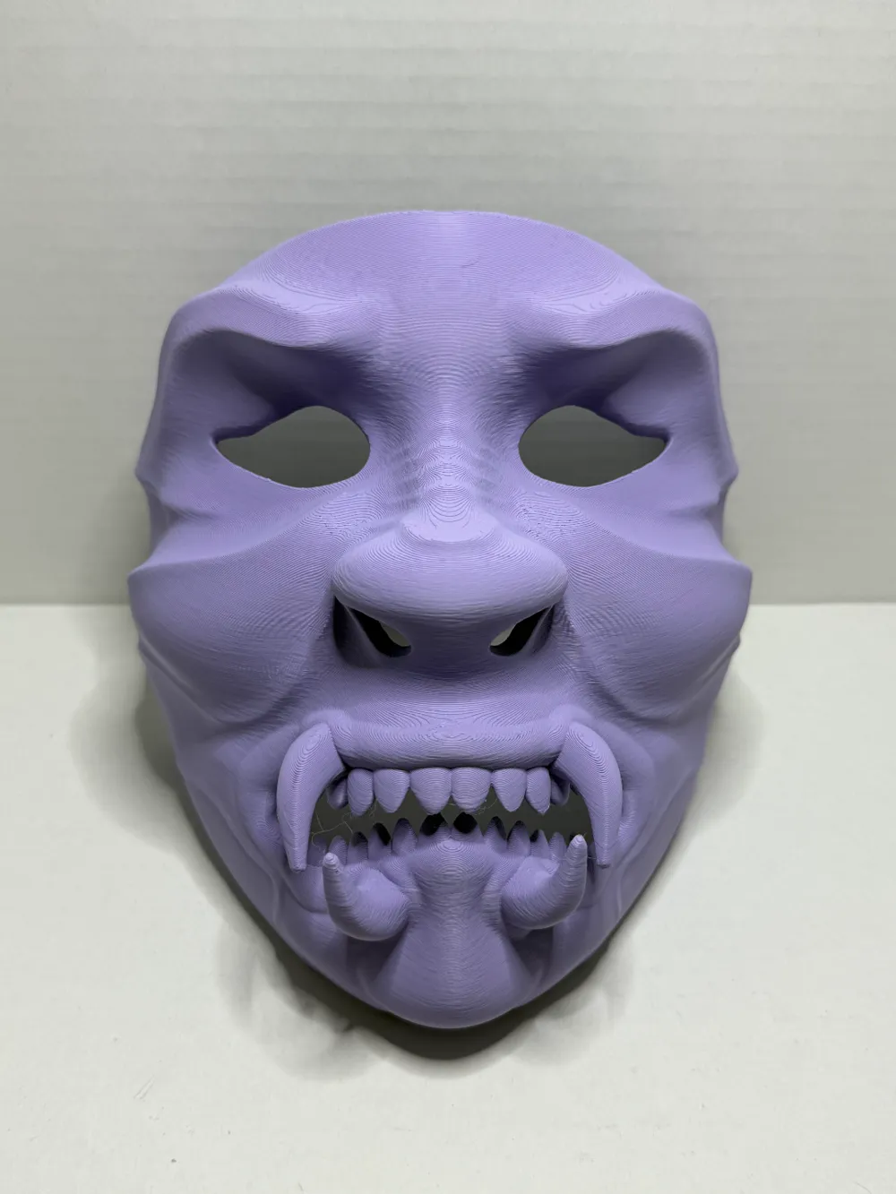 Oni style mask with tusks by Relicsempire - MakerWorld