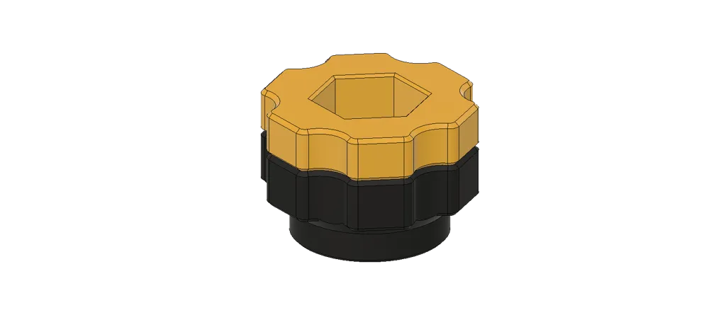 3/8-16 Star Knob with Jam Knob by NotGrounded MakerWorld: Download Free ...