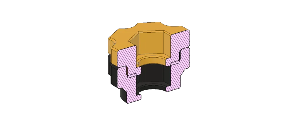 3/8-16 Star Knob with Jam Knob by NotGrounded MakerWorld: Download Free ...