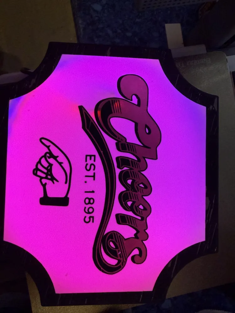 Cheers tv series Lightbox - Free 3D Print Model - MakerWorld