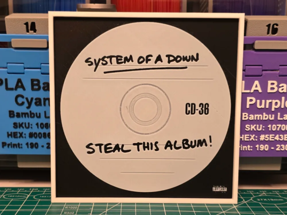 System of a Down "Steal This Album!" Album Art by Lumpy3D MakerWorld: Download Free 3D Models