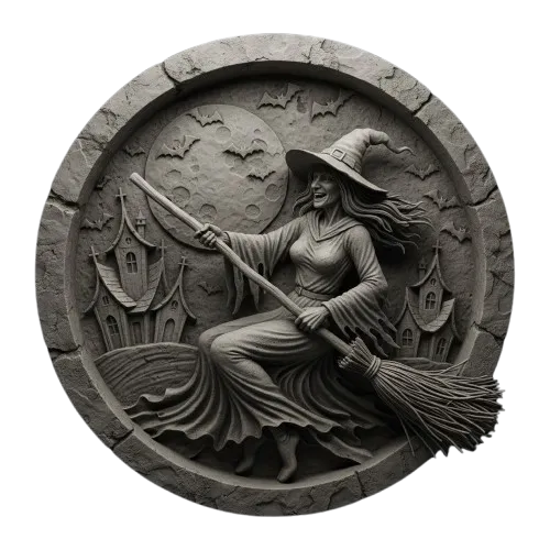witch halloween - Free 3D Print Model - MakerWorld