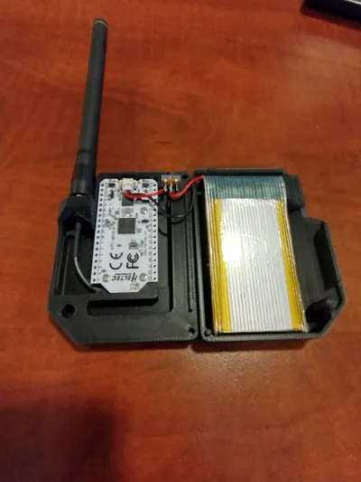 Meshtastic Case - Heltec v3 w/ 3000mAh Battery by KD9PPX MakerWorld: Download Free 3D Models