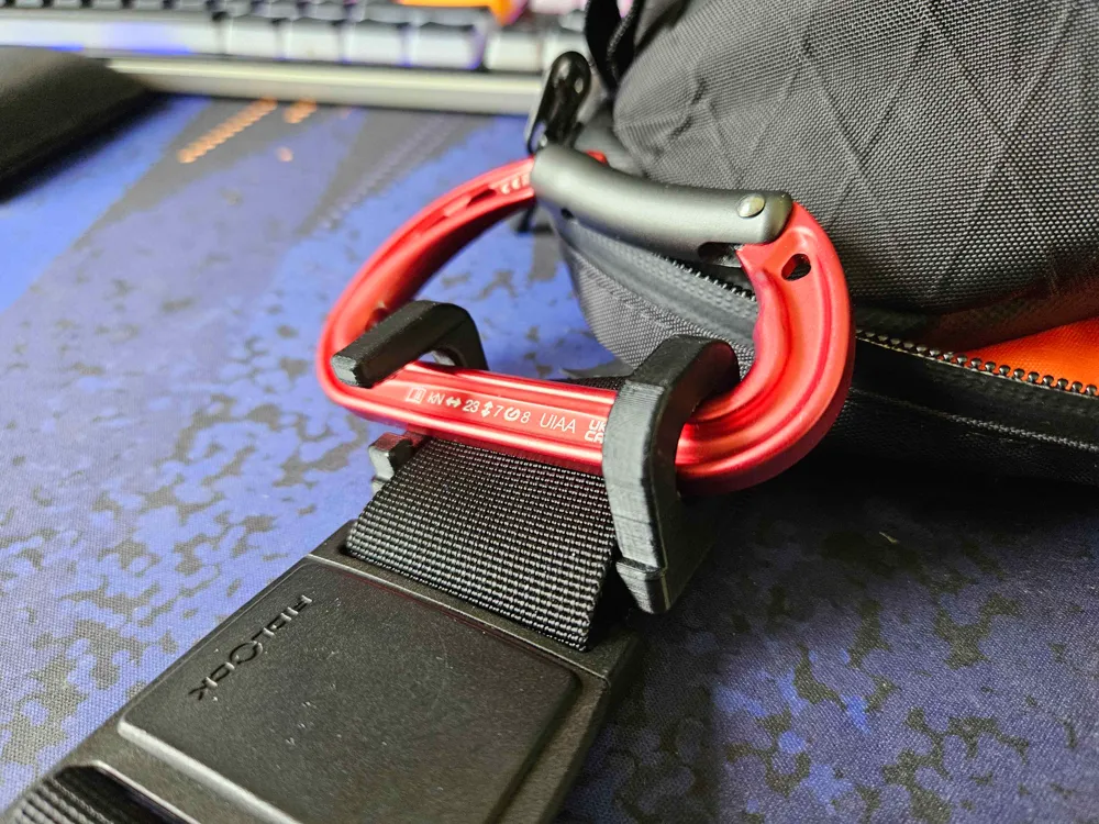Carabiner Strap On - Free 3D Print Model - MakerWorld