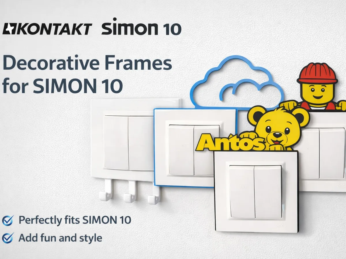 Decorative Frames for SIMON 10 - Free 3D Print Model - MakerWorld