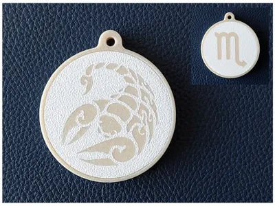 Scorpio Zodiac Keychain by GiuseppeGrasso - MakerWorld