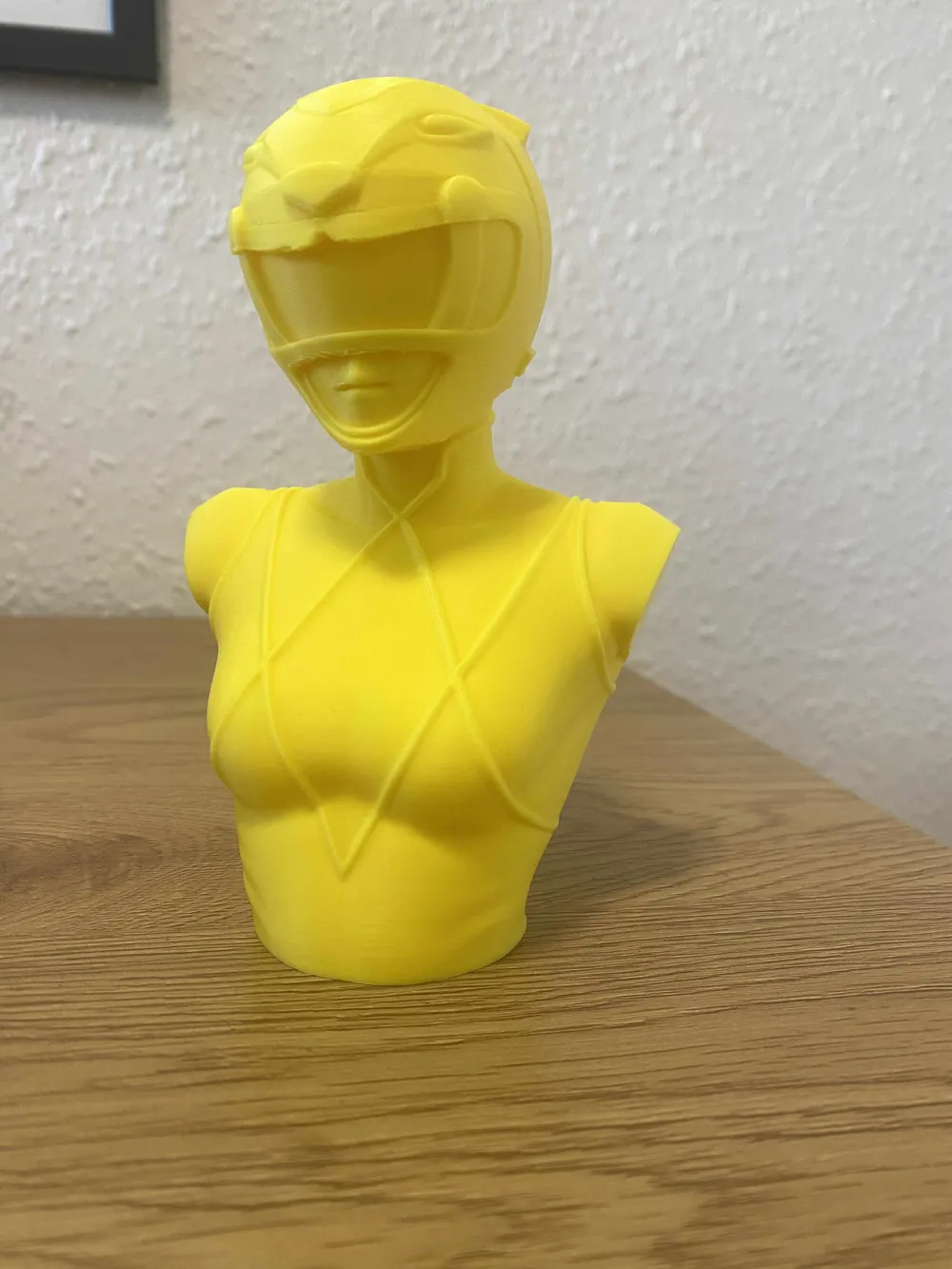 Yellow Power Ranger Bust by Realox89 MakerWorld: Download Free 3D Models