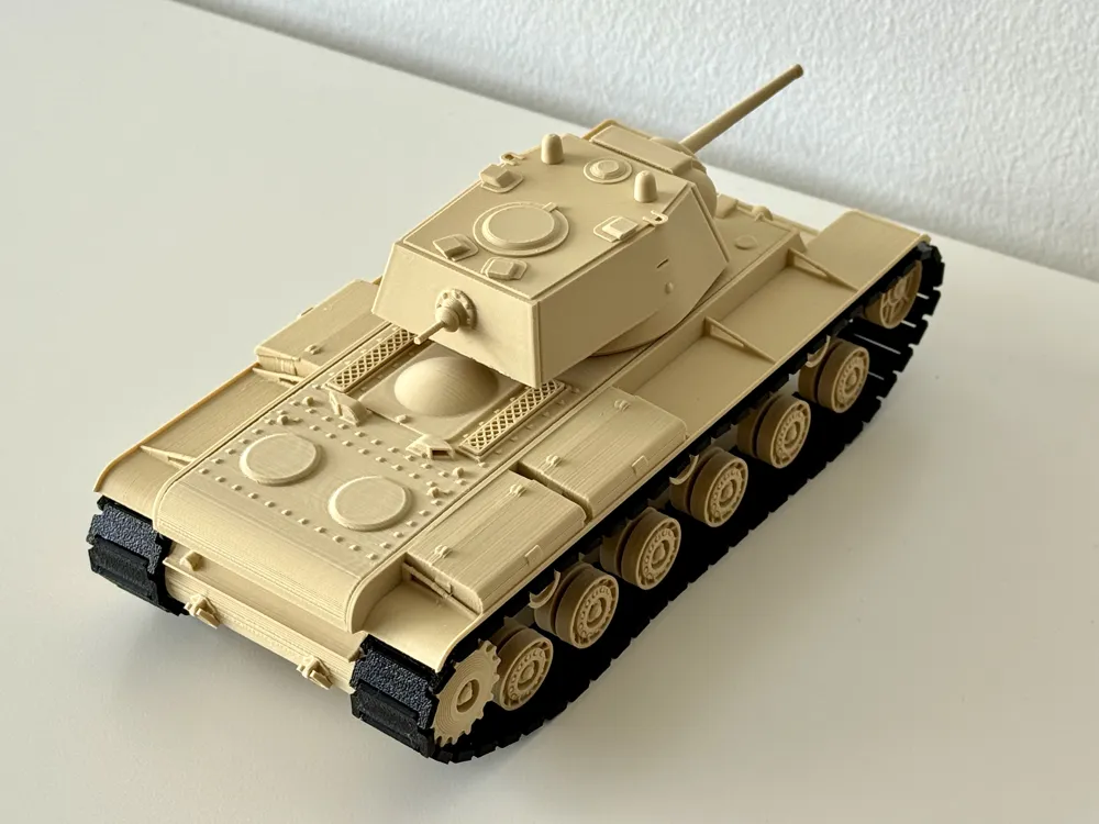 KV-1 Heavy Tank 1:35 Scale Easy Assembly by Bavaria_3D Tanks MakerWorld: Download Free 3D Models