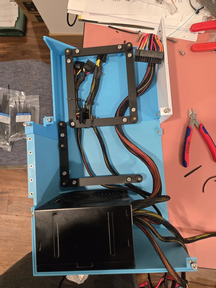 ATX Computer Case, Fully 3D Printed NAS Frame by wiseprints MakerWorld ...