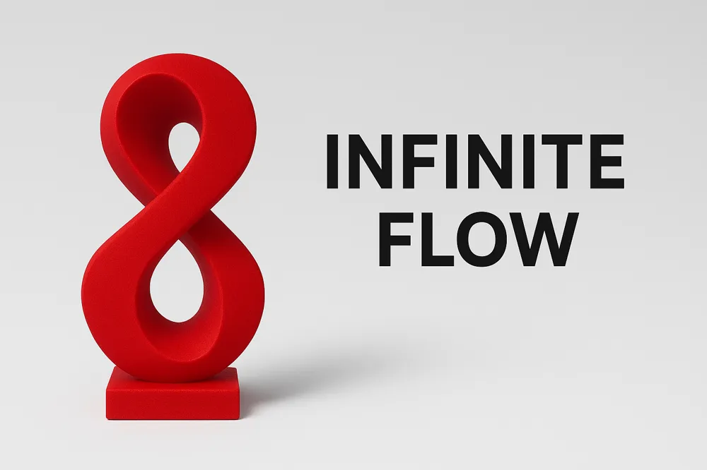 Infinite Flow sculpture by ptysiek MakerWorld: Download Free 3D Models