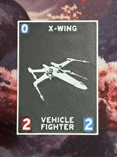 X-Wing & Tie Fighter Token: Star Wars Unlimited by dubane - MakerWorld