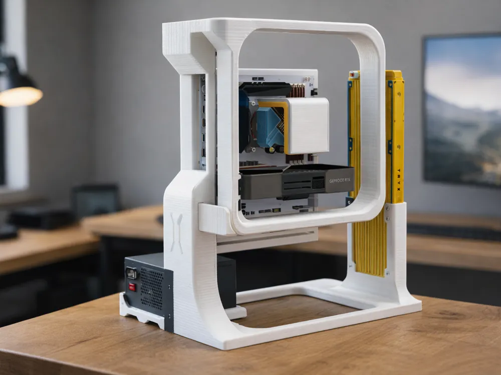 Open Frame PC Case - Free 3D Print Model - MakerWorld